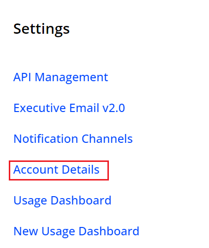 Account Overview Dashboard